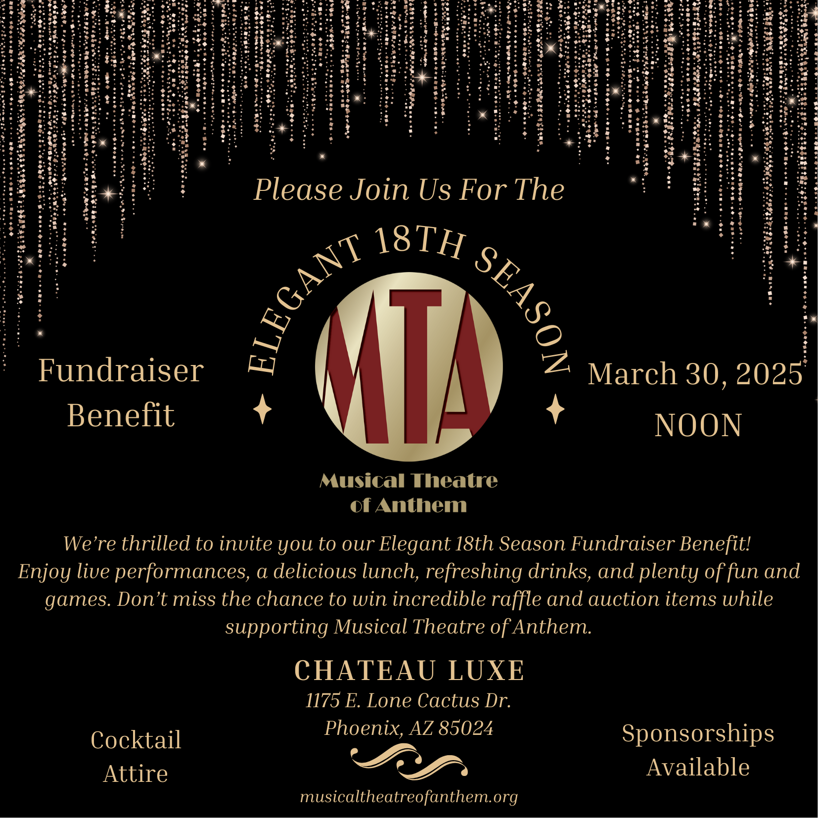 2025 BENEFIT FUNDRAISER – Musical Theatre of Anthem